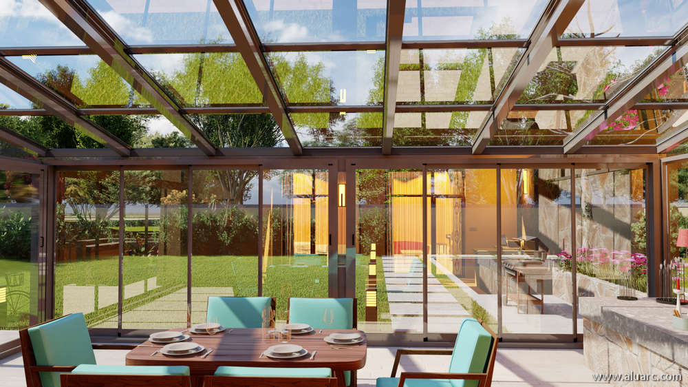 Retractable Skylights, dome skylights, Motorized Skylight